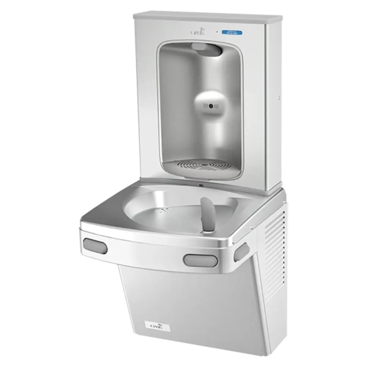 Oasis Contactless Bottle Filler + Push Pad Fountain | Culligan Ireland